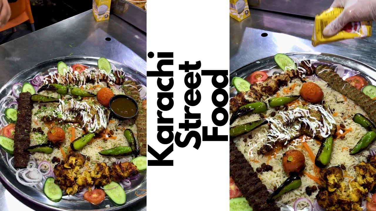 Maskan's Special BBQ Platter 😍😋 Karachi Street Food - YouTube