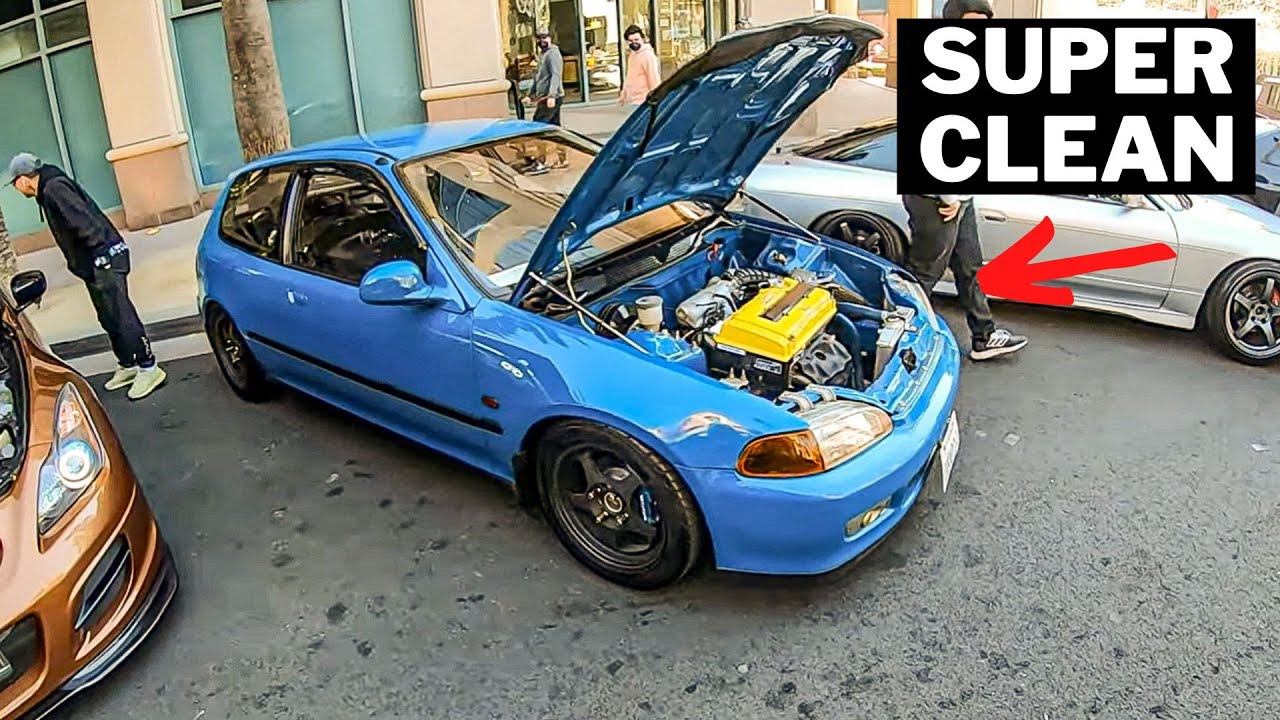Clean Civic EG with other BUDGET BUILDS! - YouTube