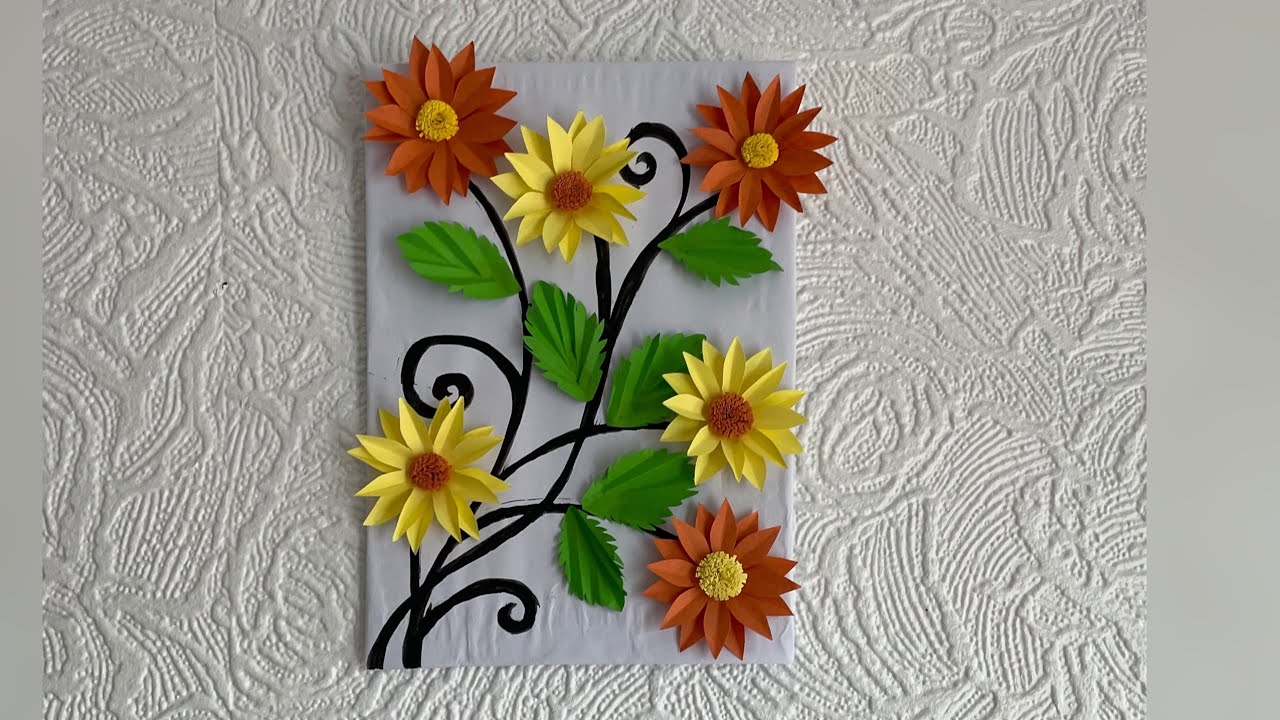 Wallmate || paper wallmate || paper wall hanging craft || paper wall ...