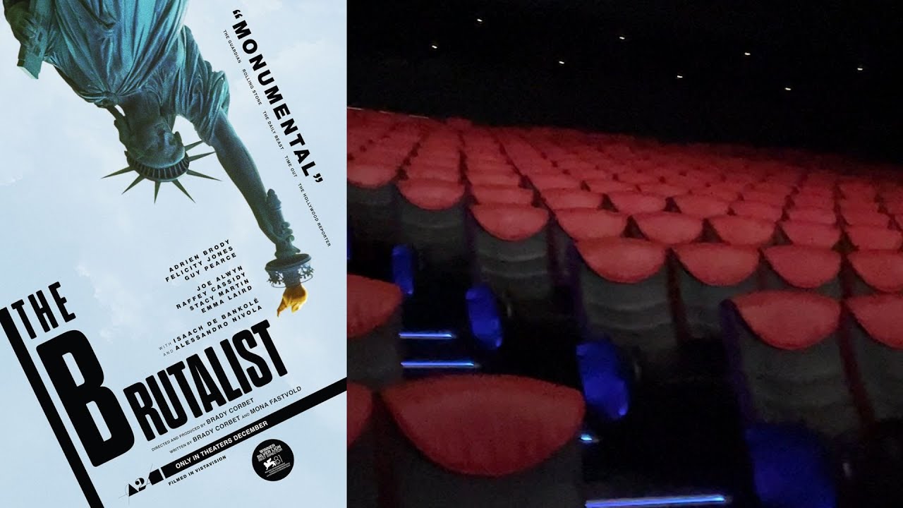 A Whole IMAX Screen to MYSELF | Movie Night | The Brutalist - YouTube