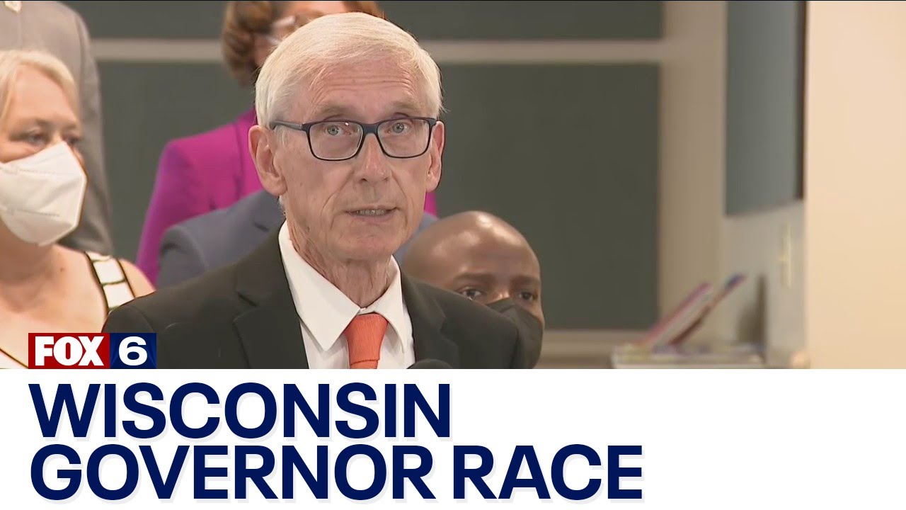 Evers wants tax cut, Michels tours Kenosha | FOX6 News Milwaukee - YouTube