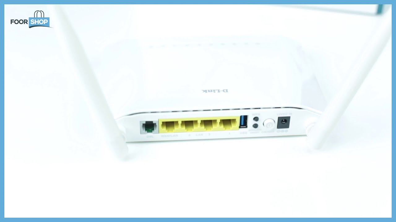 D-Link Wireless N 300 ADSL2+ Modem Router Wifi DSL-2750U جهاز المودم ...