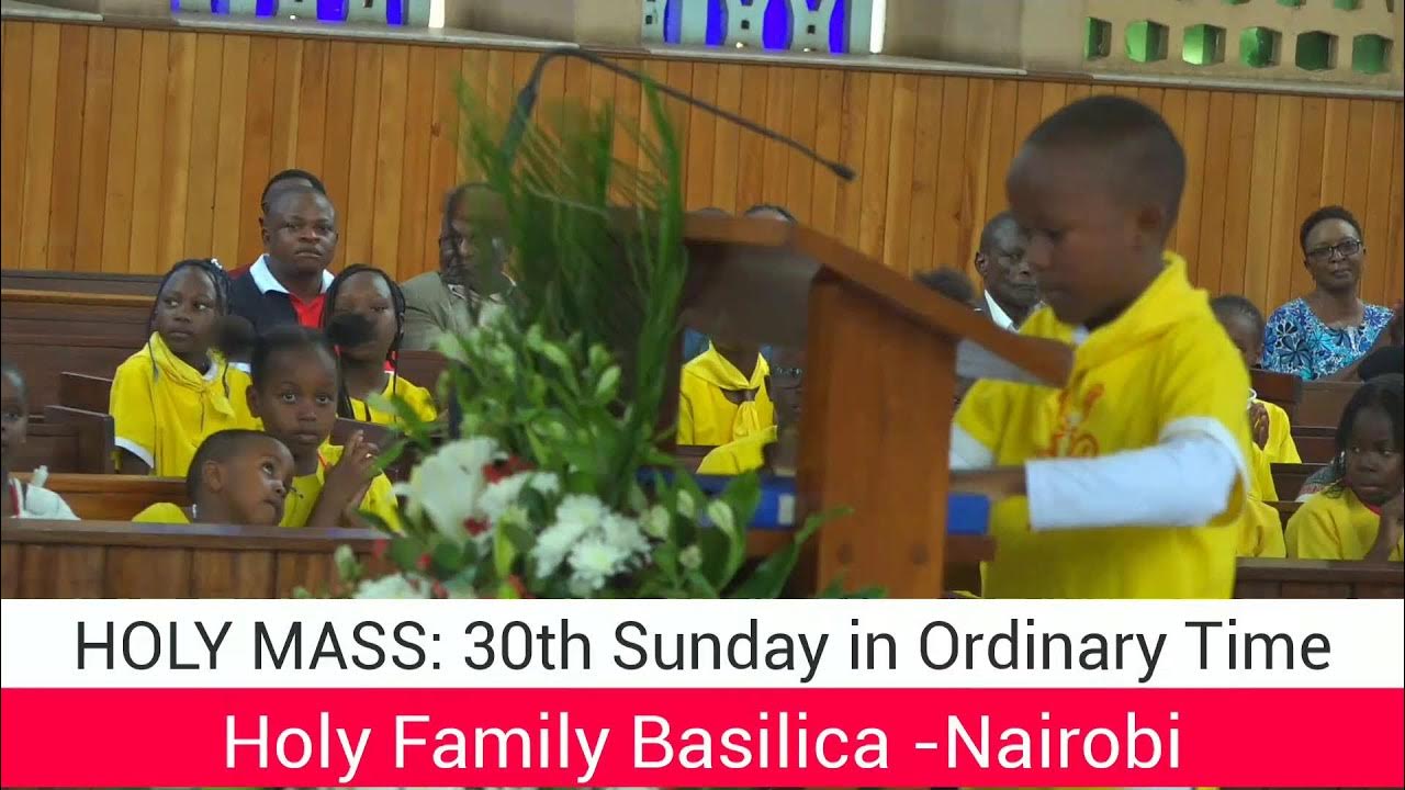HOLY MASS: Holy Family Basilica Nairobi - YouTube