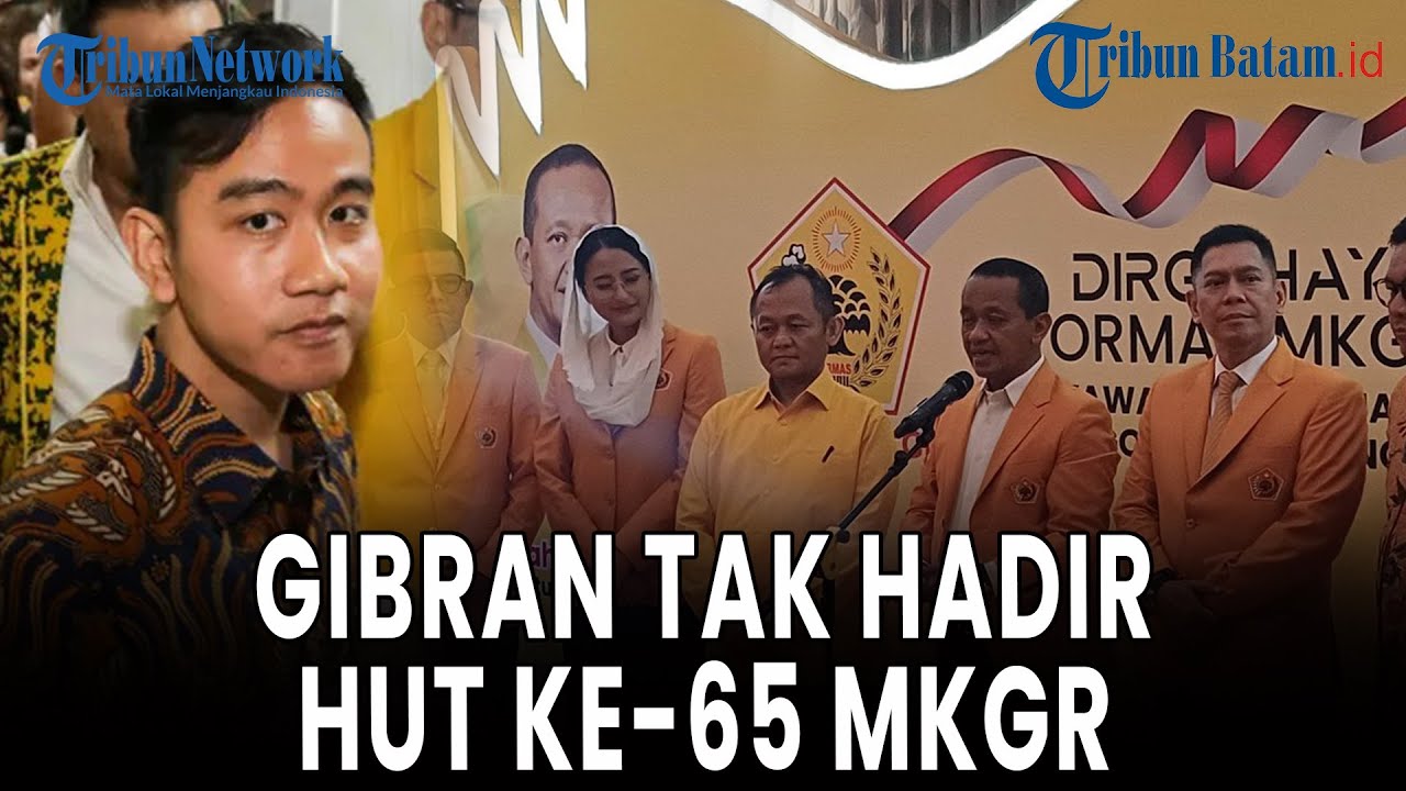 🔵[LIVE] Diisukan Gabung Golkar Lewat MKGR,Gibran Tak Hadir HUT Ke-65 ...