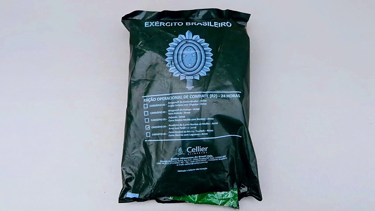 Testing Brazilian MRE (Meal Ready to Eat) - YouTube