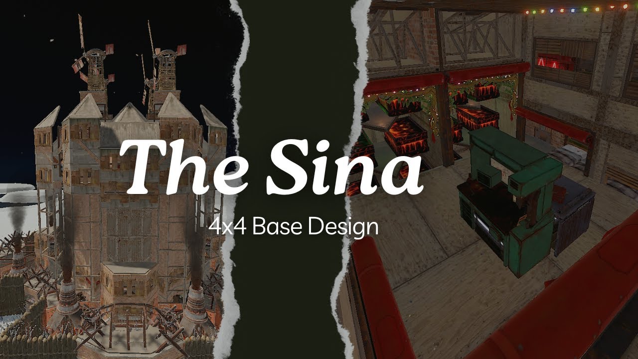 THE BEST 4x4 In RUST? - The Sina - 2024 META Base Design - YouTube