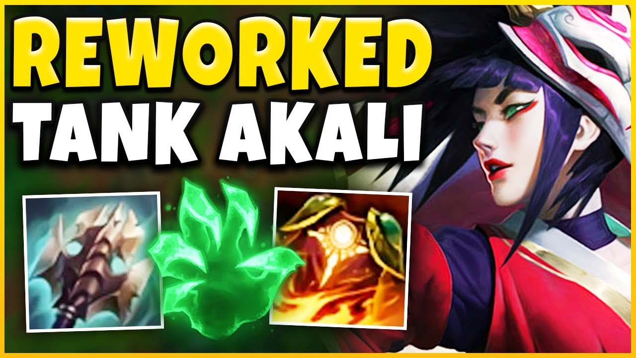 *AKALI REWORK* THE 100% PICK/BAN BUILD RETURNS (KOREAN TANK AKALI ...