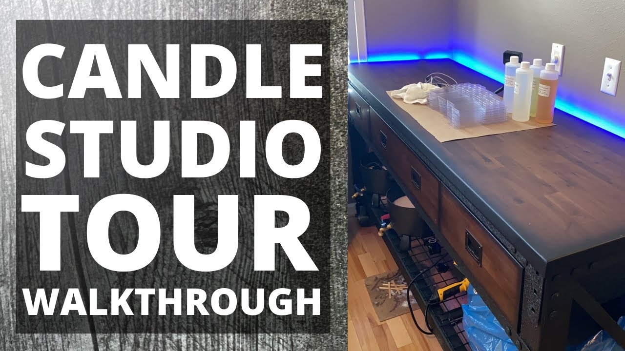 Behind the scenes of my candle studio - walkthrough - YouTube