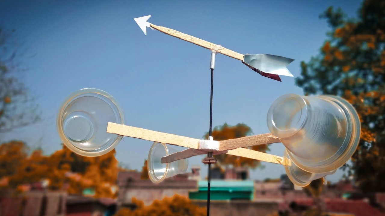 How to Make Air Flow Indicator|| वायु दिशा सूचक। Air Flow indicator DIY ...