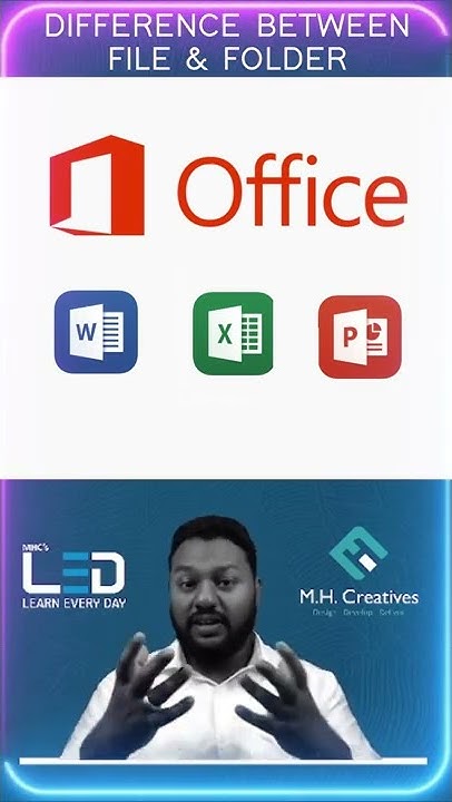 What is the difference between File and Folder | Learn Every Day (LED 8 ...