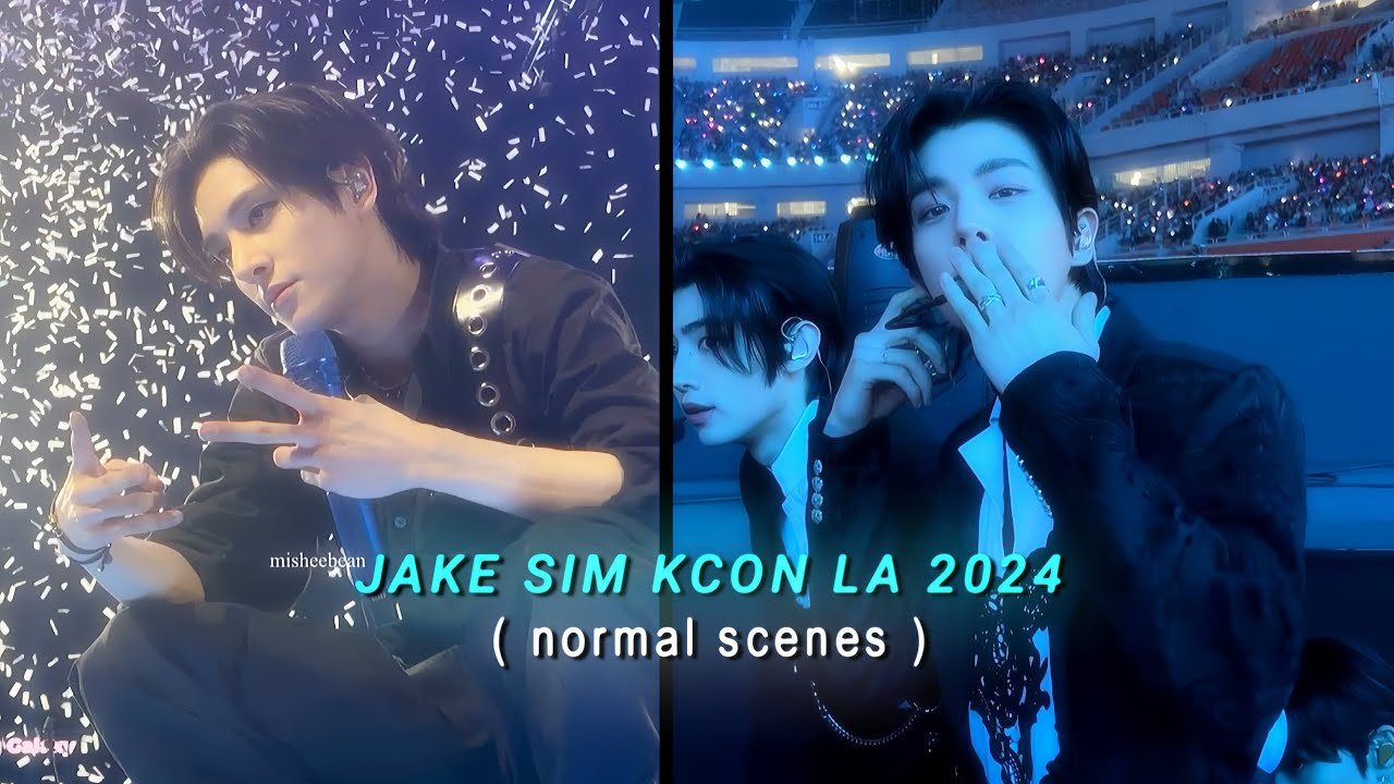 Jake Sim KCON LA 2024 Clips. #jakesim #enhypen #kpop - YouTube