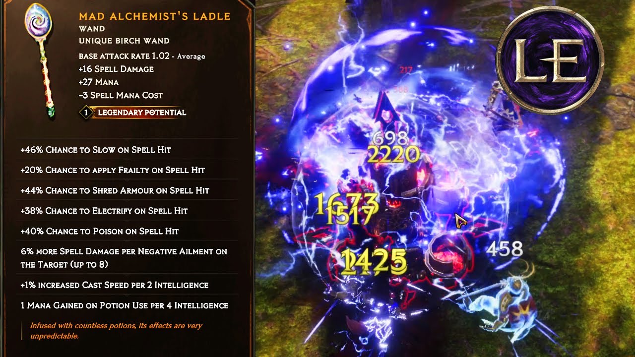 Mad Alchemist's Ladle (Legendary Wand) - Most interesting Weapon in ...