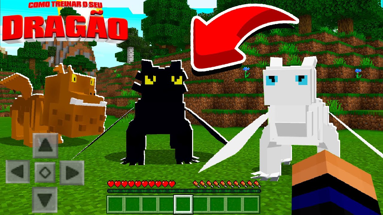 O *MELHOR* ADDON de COMO TREINAR O SEU DRAGÃO para CELULAR! com *FÚRIA ...