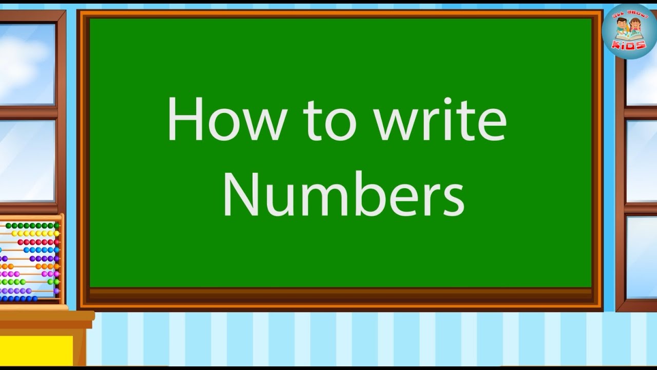 Learn How to Write Numbers from 31- 40 - Numbers Learning for Children ...