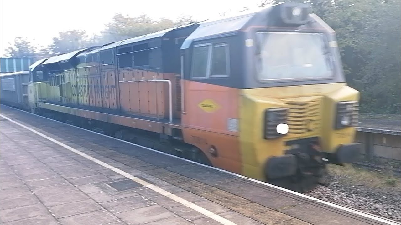 14/10/24 - Class 70 Colas - 70814 - Bradwell Up Sidings Colas to ...
