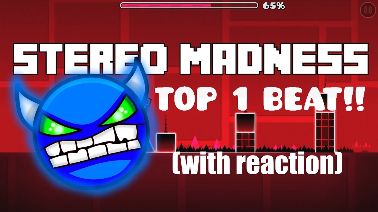 Stereo Madness 100% (My top one!) | Geometry Dash - YouTube