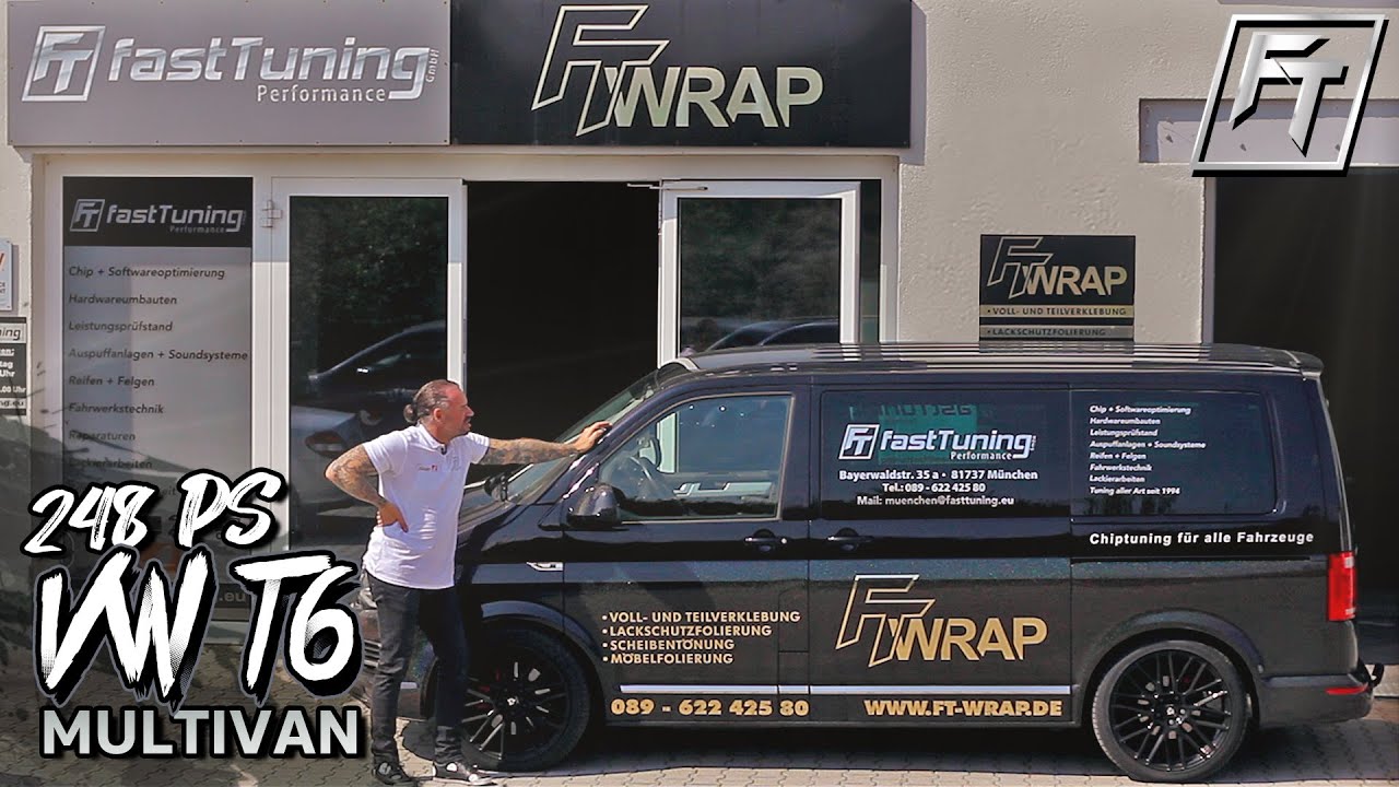 VW T6 Multivan Tuning | Komplettumbau & Motortuning | 248 PS 532 NM ...