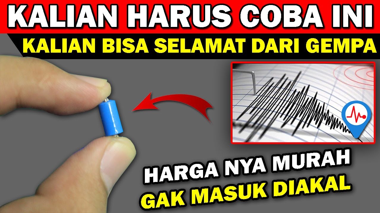 Cara membuat alarm pendeteksi gempa bumi - YouTube
