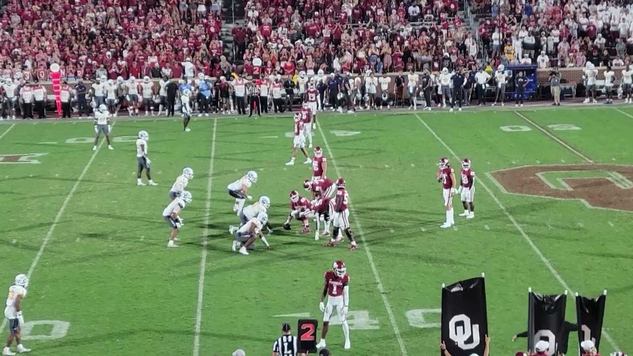 Oklahoma Sooners quarterback Davis Beville vs Kent State 9/10/22 - YouTube