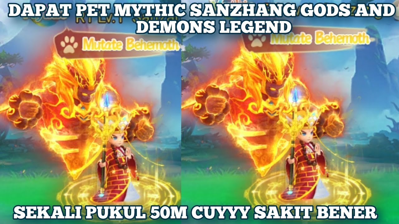 Dapat Pet Mythic Sanzhang Gods And Demons Legend 2023 ! Tips Terbaru Gods And Demons Legend ...