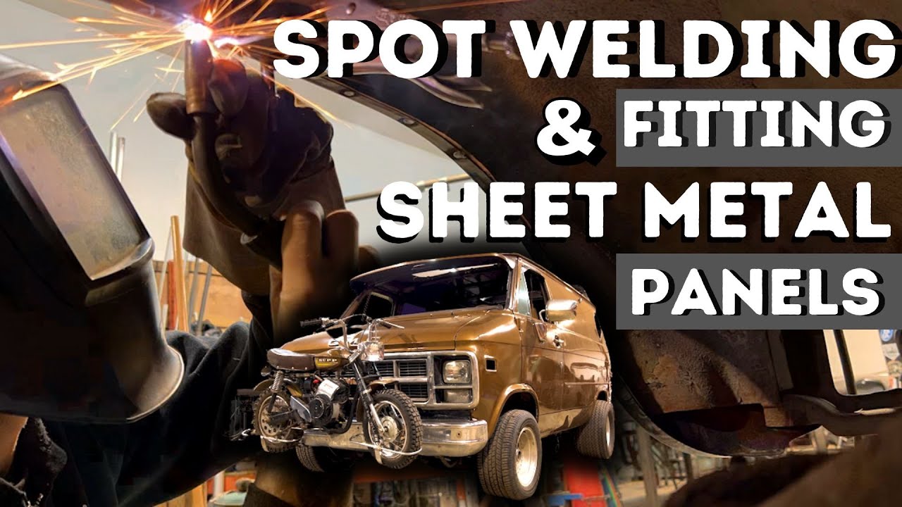 How To MIG Spot Weld on Replacement Panels Boogie Van Fender Install ...