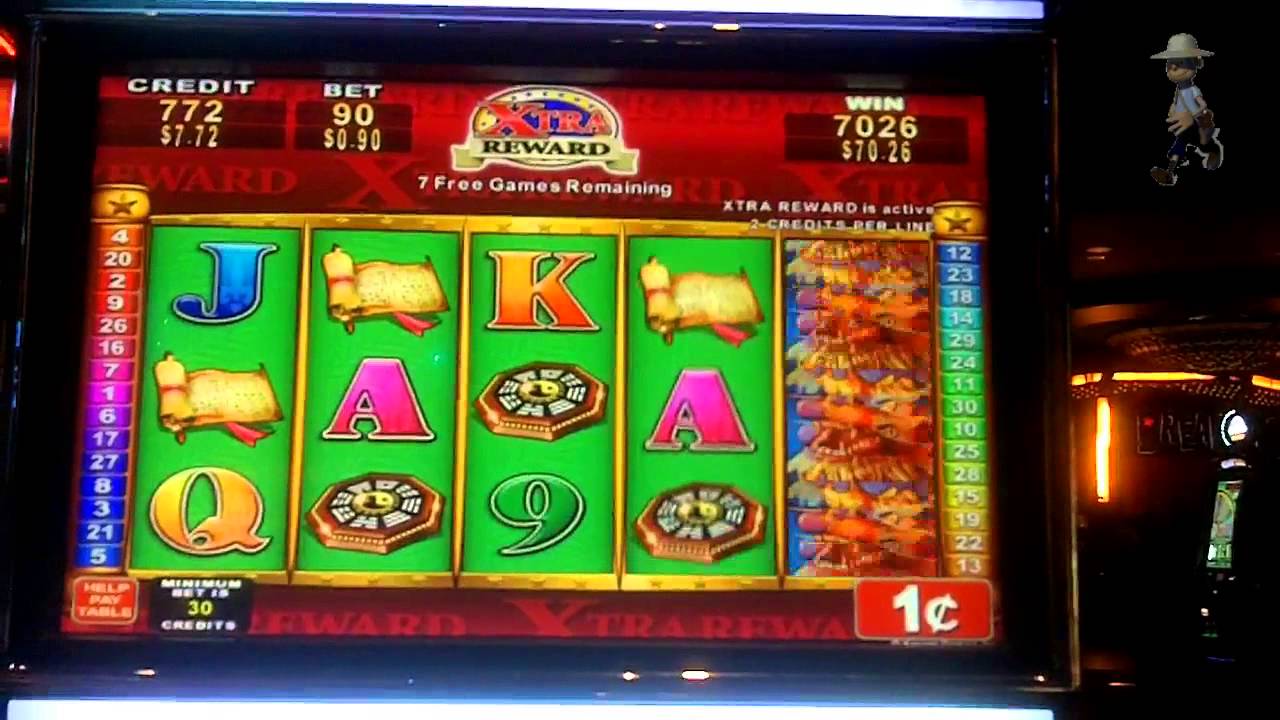 Konami - Xtra Reward Fire of the East Slot Bonus - YouTube