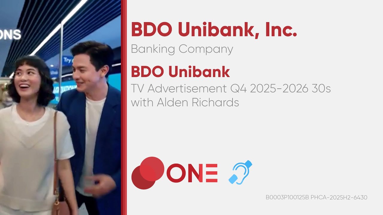 BDO Unibank TV Ad Q4 2025-2026 30s with Alden Richards (Philippines ...