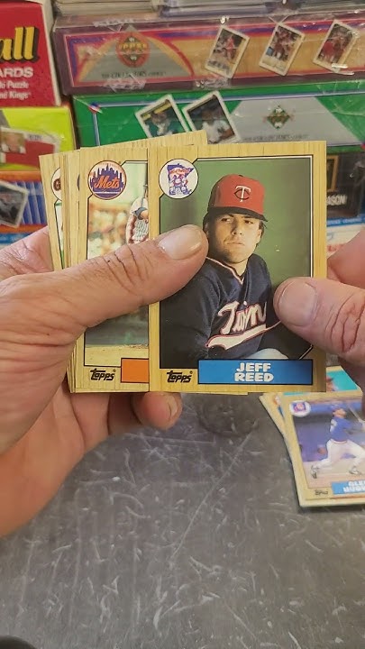 1987 Topps Baseball Card Wax Pack Rip - 3 Banger Pack. # 