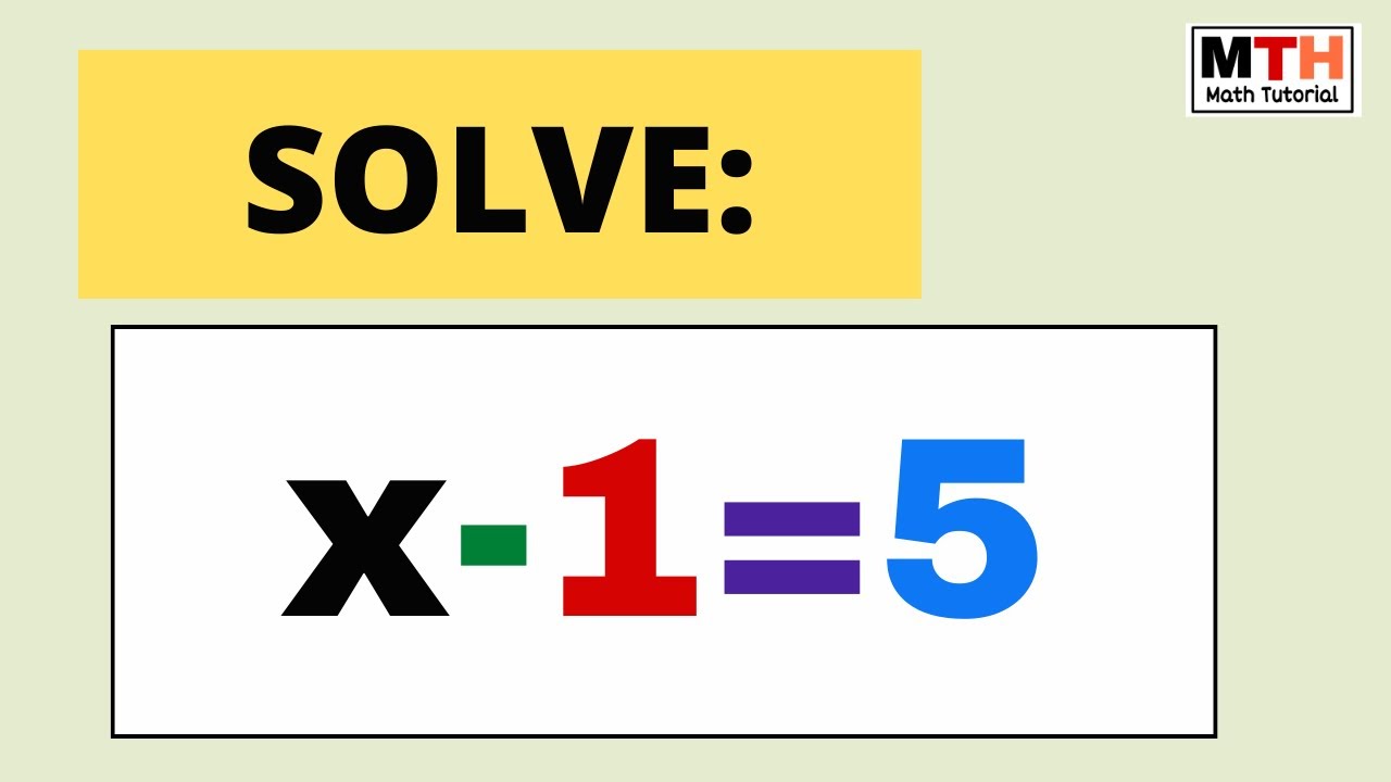 Solve X 1 5 X 1 5 X 1 5 Solve Class 7 YouTube