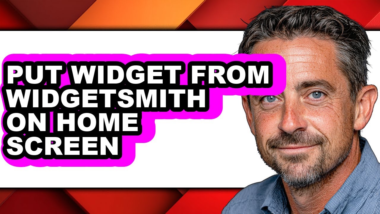 How to Put Widget from Widgetsmith on Home Screen (only Way) - YouTube