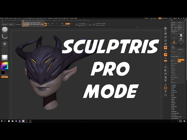 Zbrush 2018 Sculptris Pro Bilibili