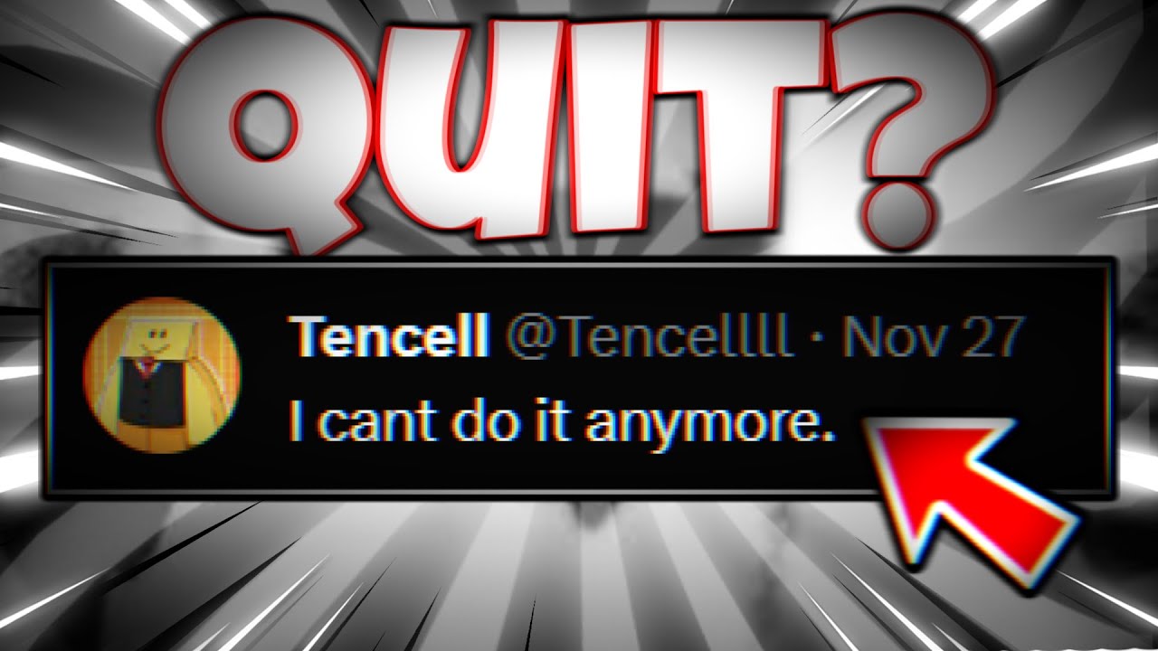 Tencell quit THE GAME? (For now) | Slap Battles Roblox! - YouTube