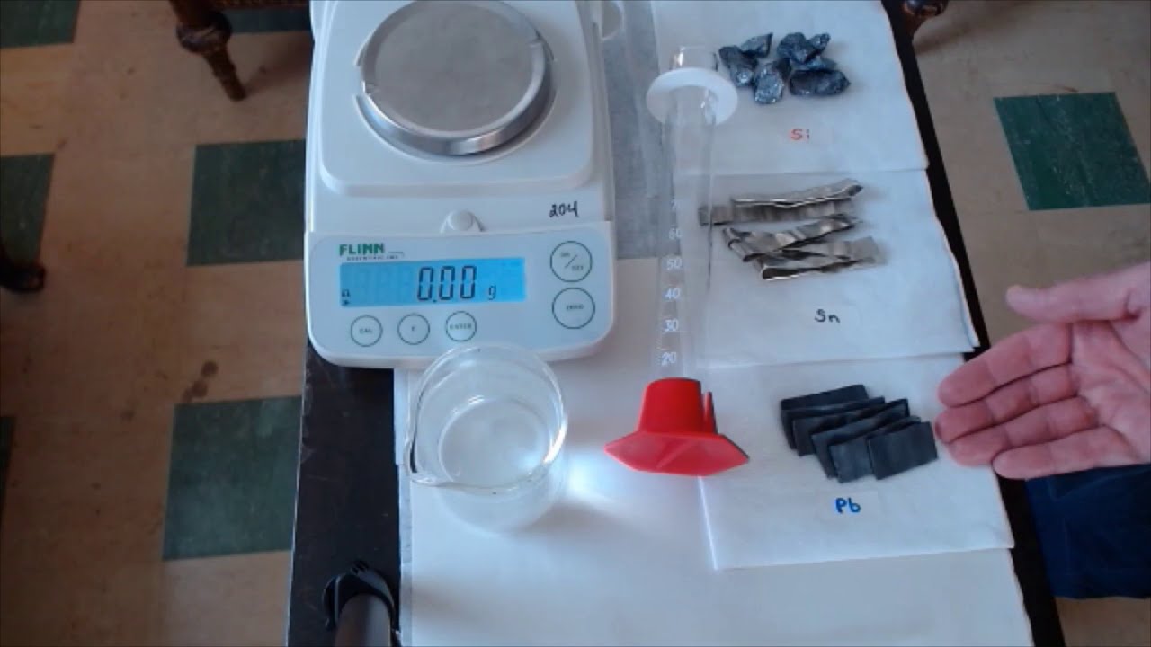 vLab~ Density of Group 14 Elements - YouTube