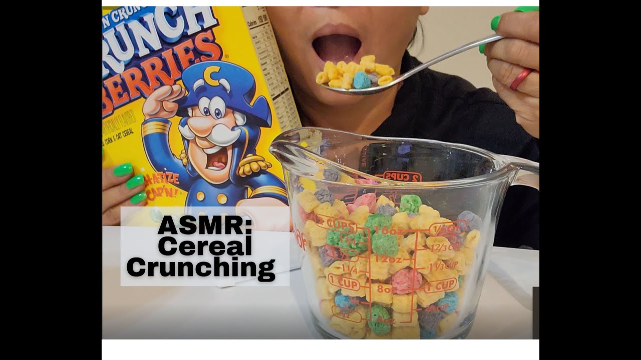 Eating & Crunching on Captain Crunch Berries. Mouth sound ASMR for ...