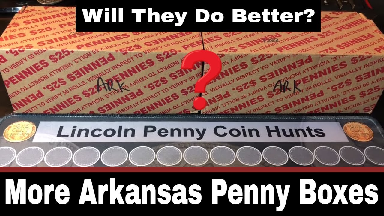 Roll Hunting Pennies - Another Set of Arkansas Penny Boxes - YouTube