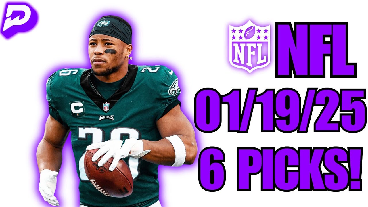 🏈 BEST NFL PICKS FOR SUNDAY | TODAY | PRIZEPICKS | PLAYOFFS | JORDY ...