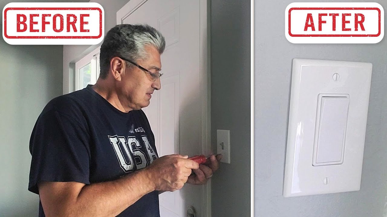 How To Install A Light Switch - YouTube