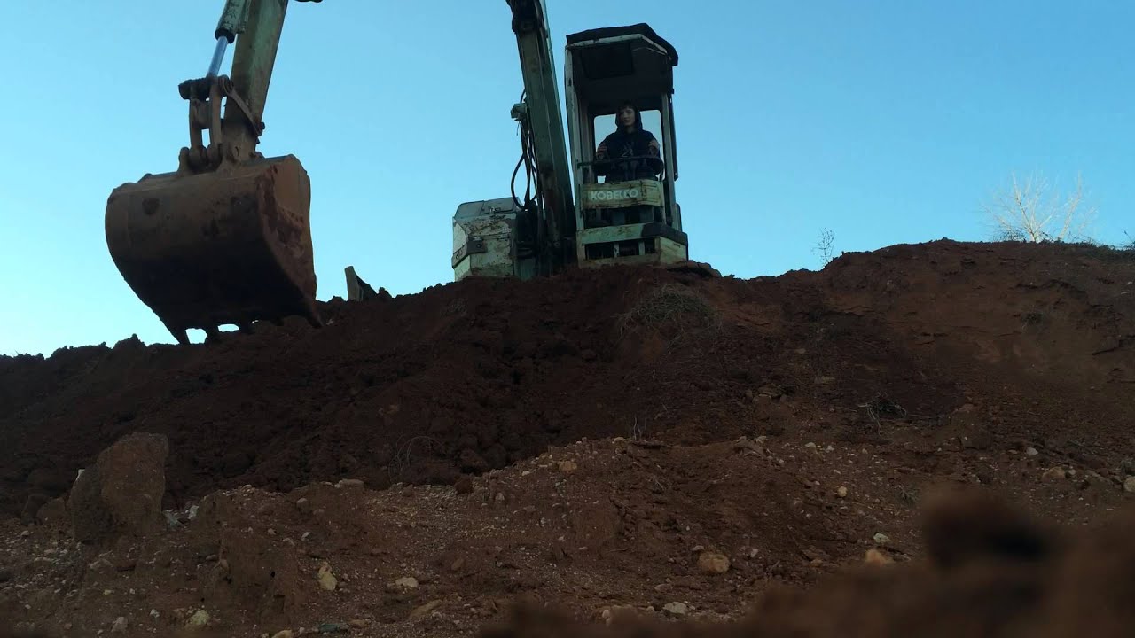 flipping excavator - YouTube