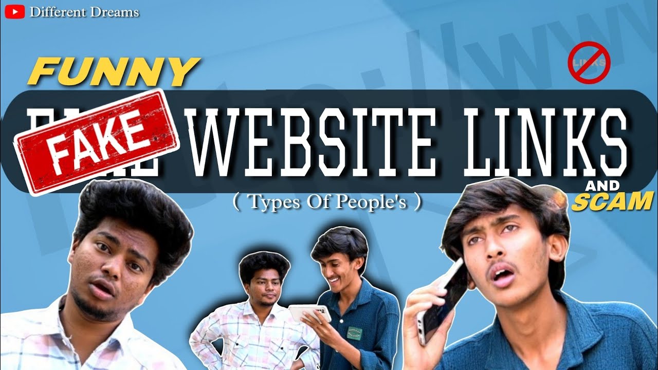 funny fake website links and scam || different dreams || jagtial - YouTube