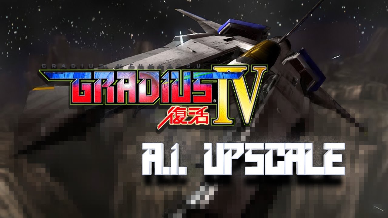 PS2 Gradius IV - 𝗔.𝗜. 𝗨𝗣𝗦𝗖𝗔𝗟𝗘 - YouTube