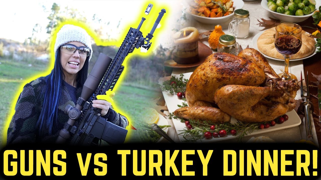 I cook dinner... w/ guns 😈 - YouTube