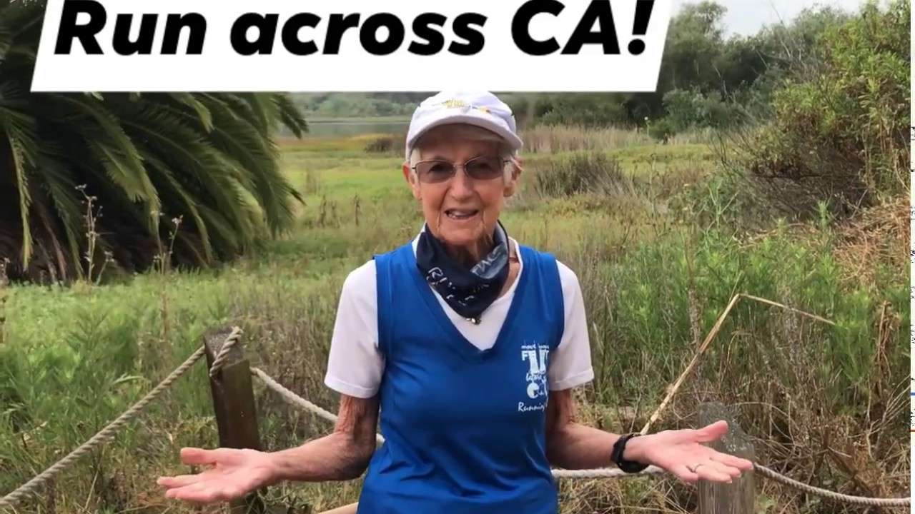 Virtual Run Across California with Anne Garrett - YouTube