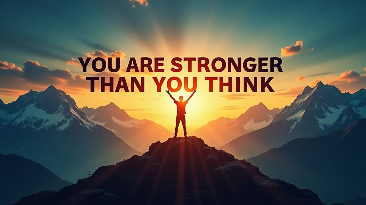 You Are Stronger Than You Think | Simple Motivational Speech to Boost ...
