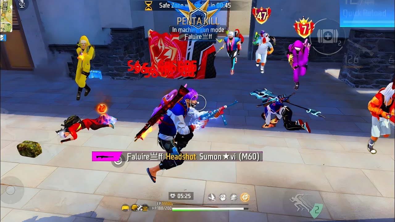 Full Gameplay 🪂 Solo Vs Squad 90 Headshot Rate Smashed 🔥 ⚡iphone Poco