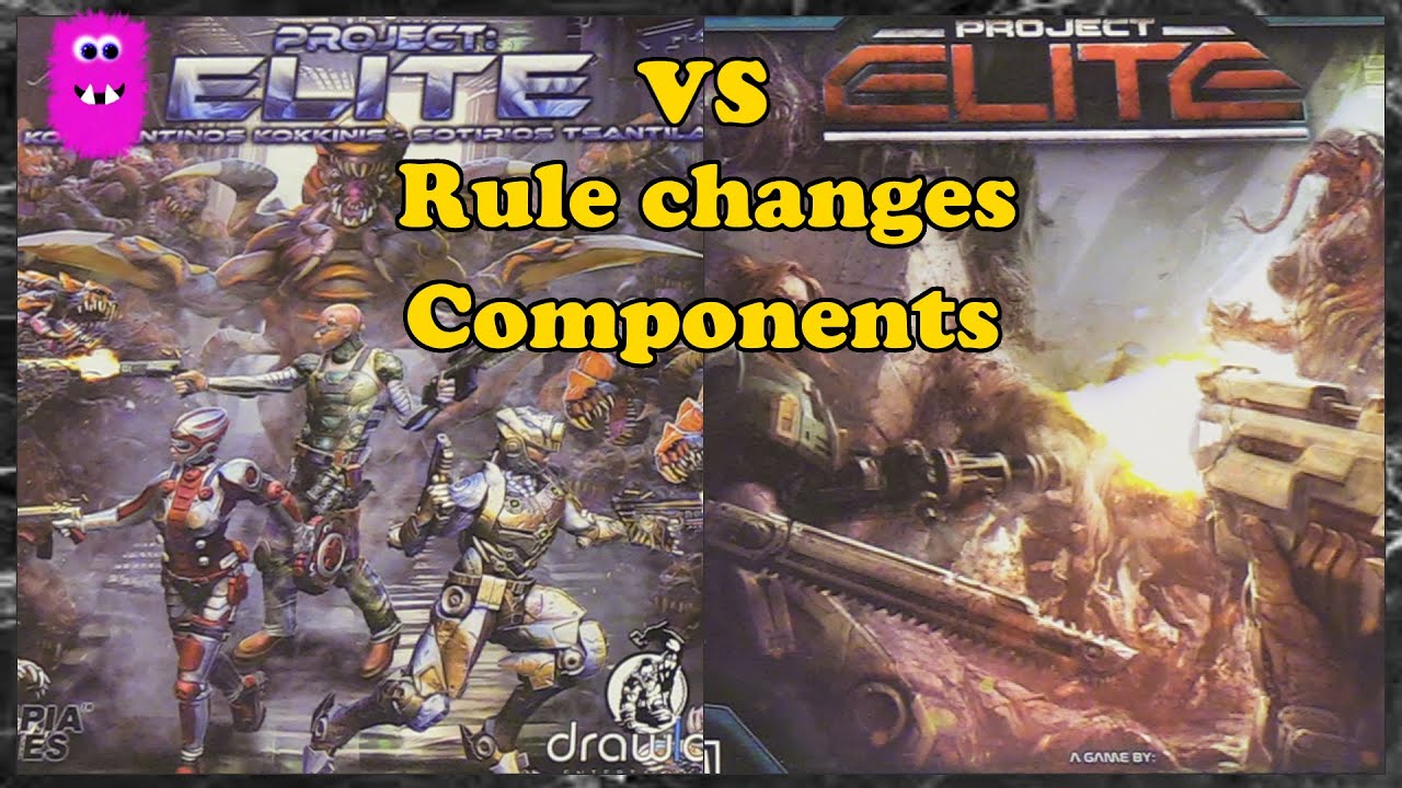 Project Elite 1 vs 2, Rule changes and look at components #projectelite ...