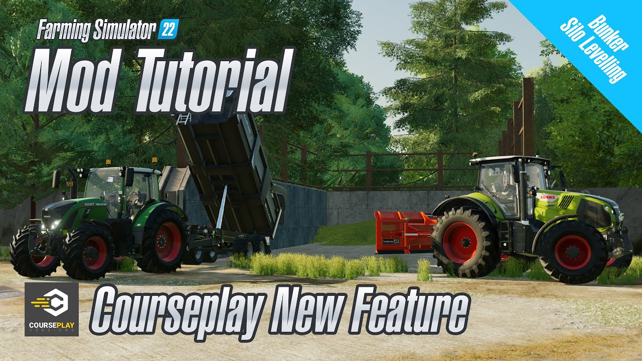 The New Courseplay Bunker Silo Mode is Brilliant! - FS22 - YouTube