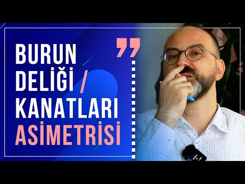 Burun kanatları asimetrisi ? ve Burun delikleri asimetrisi? aynı şey mi?