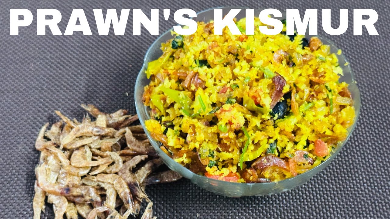 How to make Goan Dried Prawns Kismur | Kismur Recipe | Eva Braganca'a ...