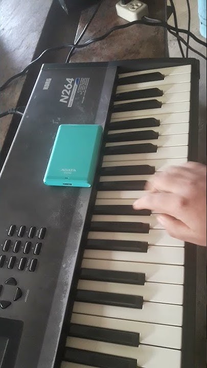 edicion del órgano de la Sonora alcalde en teclado KORG N264 - YouTube