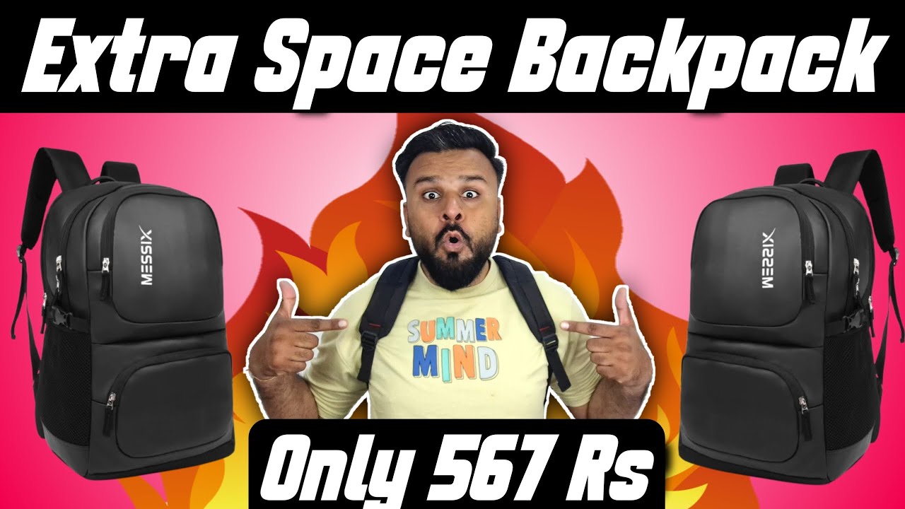 Best Backpack With Extra Space | Best Backpack Online | Near 500 Rs ...